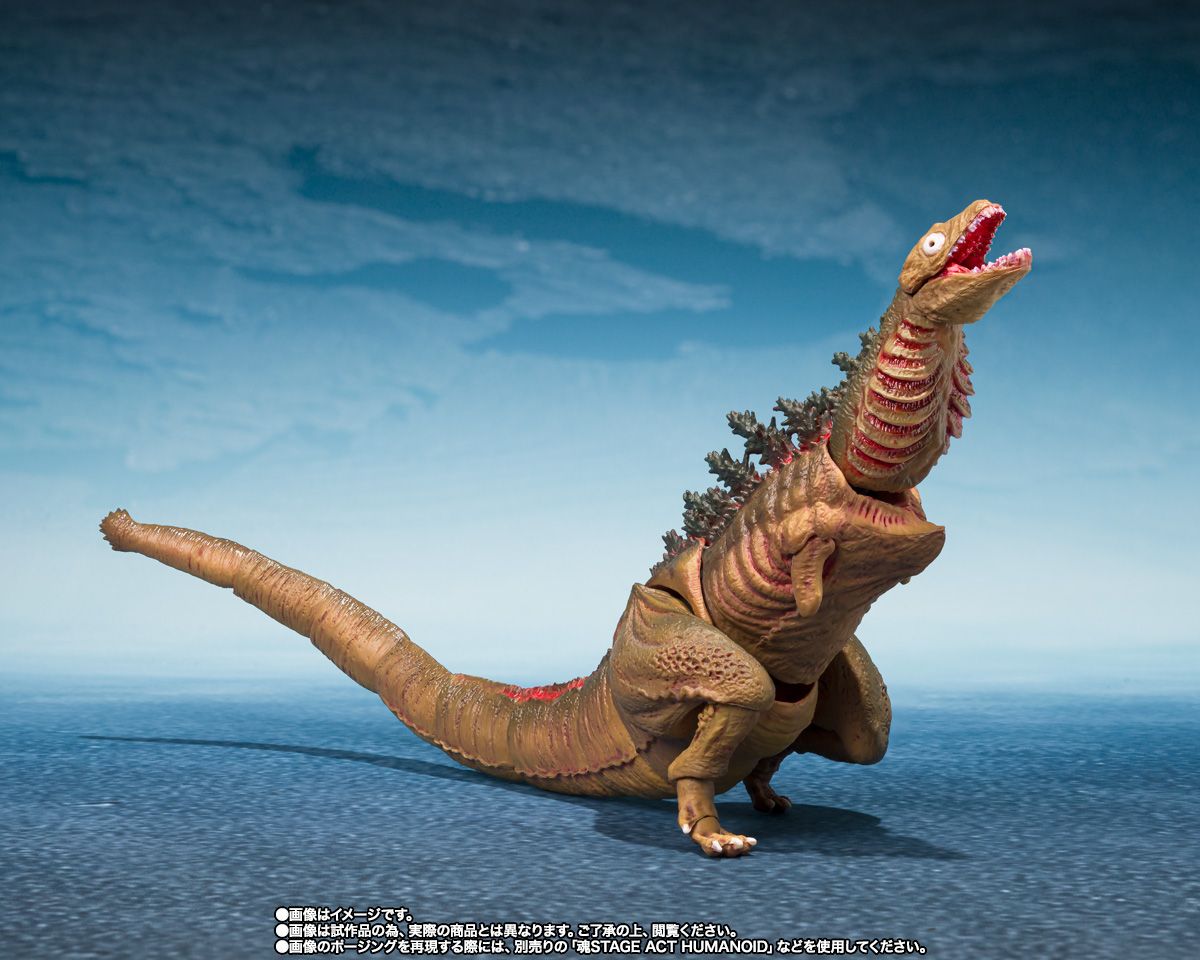 S.H.MonsterArts Godzilla (2016) 2nd Form & 3rd Form & Giant Unknown ...
